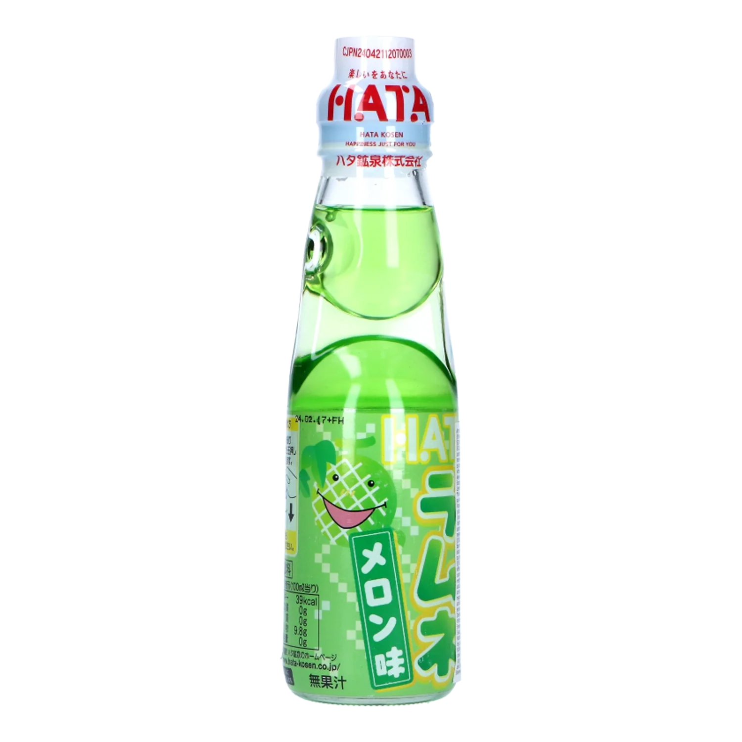 HATAKOSEN Ramune Melon – Japanische Limonade mit Melonengeschmack ...